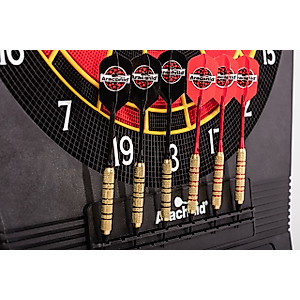 Arachnid Cricket Pro 750 Electronic Dartboard Features 36 Games with 175 Variations for up to 8 Players - Available with Optional Wood Dartboard Cabinet