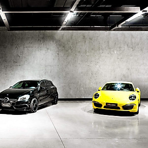 ZJOJO Linkable LED Shop Light for Garage, 4500lm 4FT 40W Utility Light Fixture for Workshop 6000K Daylight LED Workbench Light with Plug [250W Equivalent] Hanging or Surface Mount Black - 10Pack