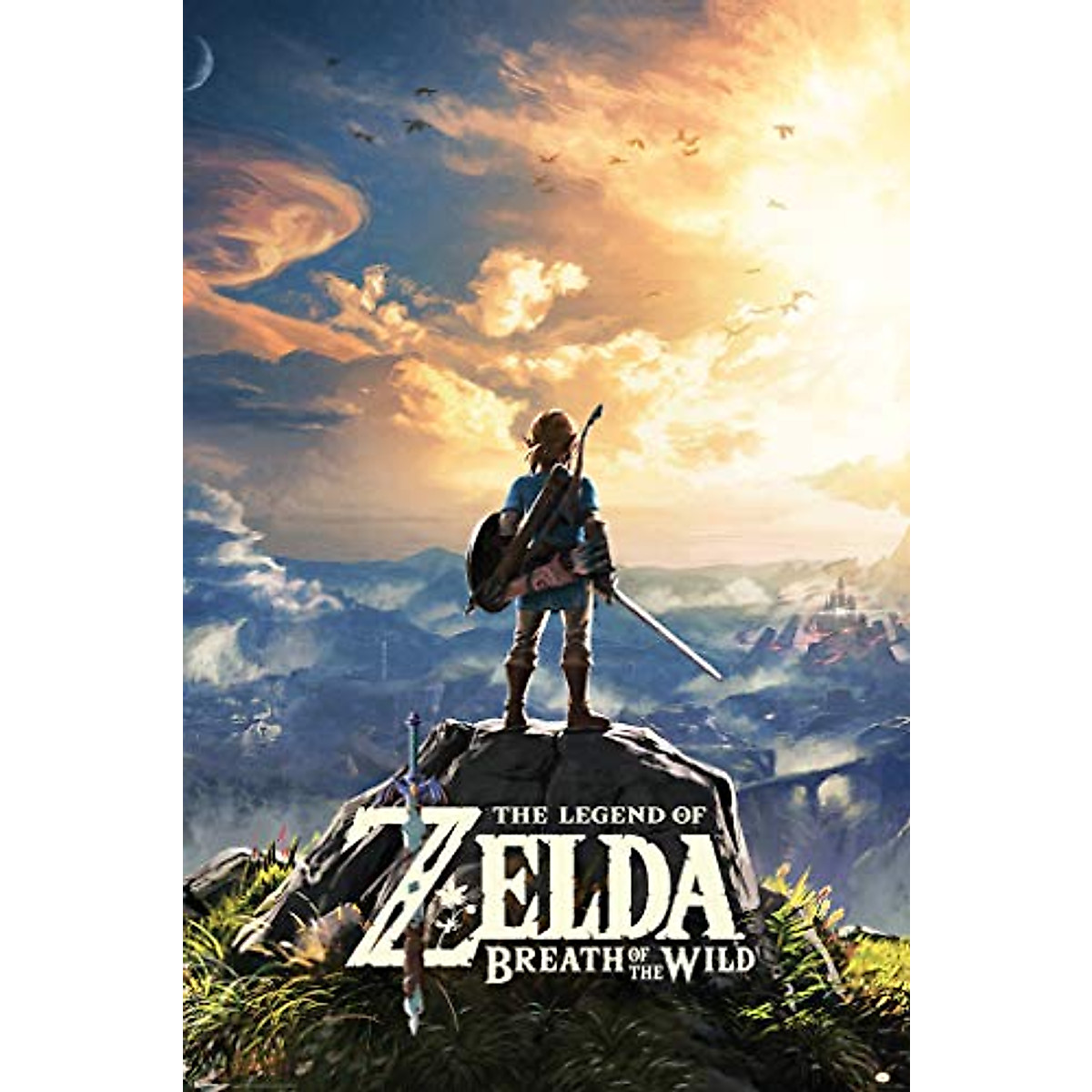 Pyramid America Set of 3 Legend of Zelda Breath of Wild Fan Collection Poster Set Bundle 24x36 inch