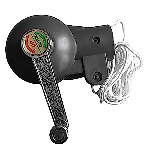 MagiDeal Patio Umbrella Accessories Outdoor Umbrella Clamp Mount Stainless Adjustable Parts Umbrella Replacement Parts for Picnic Beach Patio Balcony, Crank Handle