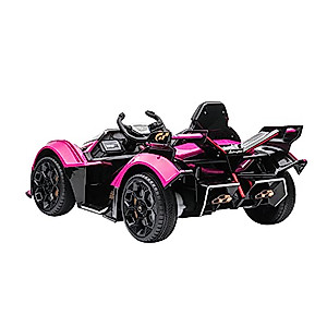 Dakott Lamborghini V12 Vision Gran Turismo Ride on Sports Car for Kids., Pink, Large
