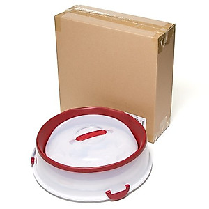 Progressive International BCC-1AZ Carrier, 24 Cupcakes, 2 Layer, Red