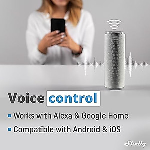 Shelly Plus Plug US | WiFi Operated Smart Plug with Power Measurement | Home Automation | Bluetooth Gateway | iOS Android App | Alexa and Google Home Compatible | Monitor Appliances | Remote Control
