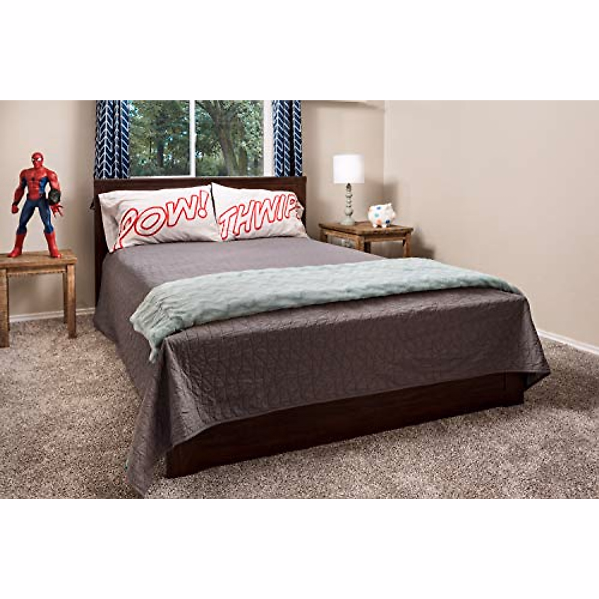 Chanasya Fuzzy Faux Fur Soft Wave Embossed Throw Blanket - Cozy and Warm Lightweight Reversible Sherpa for Couch, Home, Living Room, and Bedroom Décor (50x65 Inches) Turquoise