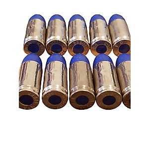 All American Training Rounds 9mm 124gr Dummy Training Snap Caps (Nickel and Blue - Set of 10)