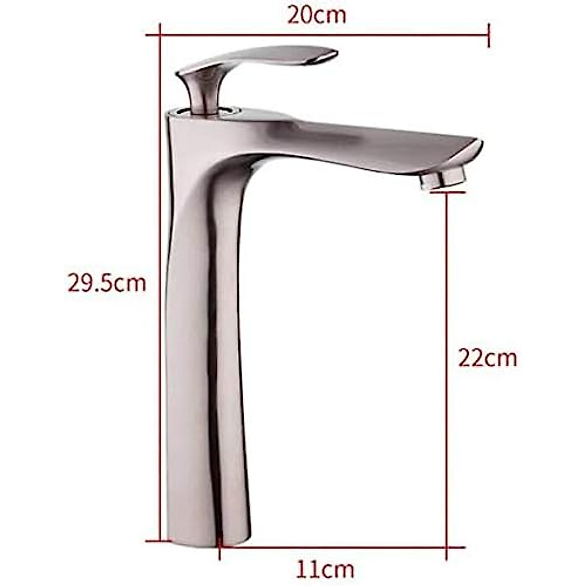 Kitchen Taps Single Lever Bath Faucet Brass Sink Faucet Deck Mounted Single Lever Bath Hot Cold Water Mixer Sink Faucet