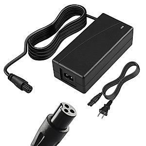 BXIZXD 42V Charger 3-Prong Inline Connector for 36V Pocket Mod/Dirt Quad/Sports Mod Electric Scooter Lithium Battery Power Supply, Battery Charger for Electric Scooter