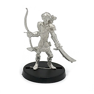 Stonehaven Miniatures Elf Ranger Figure (for 28mm Scale Table Top War Games) - Made in USA