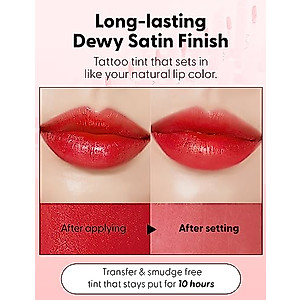 It'S SKIN Tincy All-Day Semi-Matte Lip Stain Tint 0.13oz (04 Bloodymary Red) - Non-Transfer | Smooth Satin Finish, Rich Pigmentation | Moisturizing, Comfortable Vivid Color for Lasting All-Day Beauty