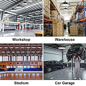 kelinvmi 150W LED Shop Light Dimmable, 22500lm High Brightness LED Garage Light, 5000K 0-10V Dimmable Bay Light, 85-265V High Power LED Lights for Warehouse,Factory,Gym,Garage,Workshop.(150)
