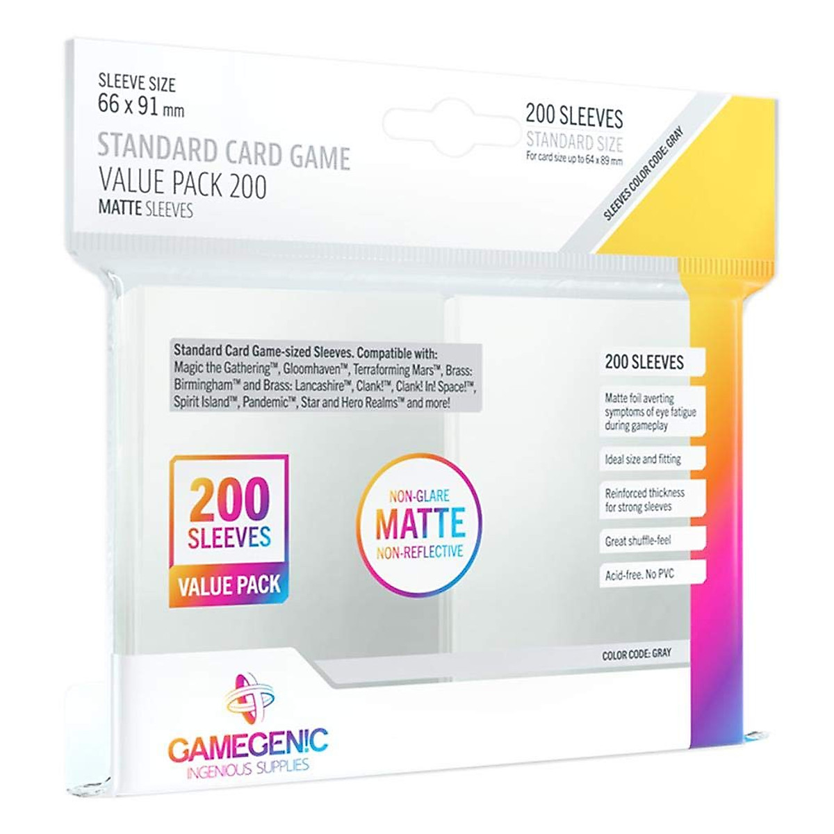 Value Pack Standard Matte Sleeves