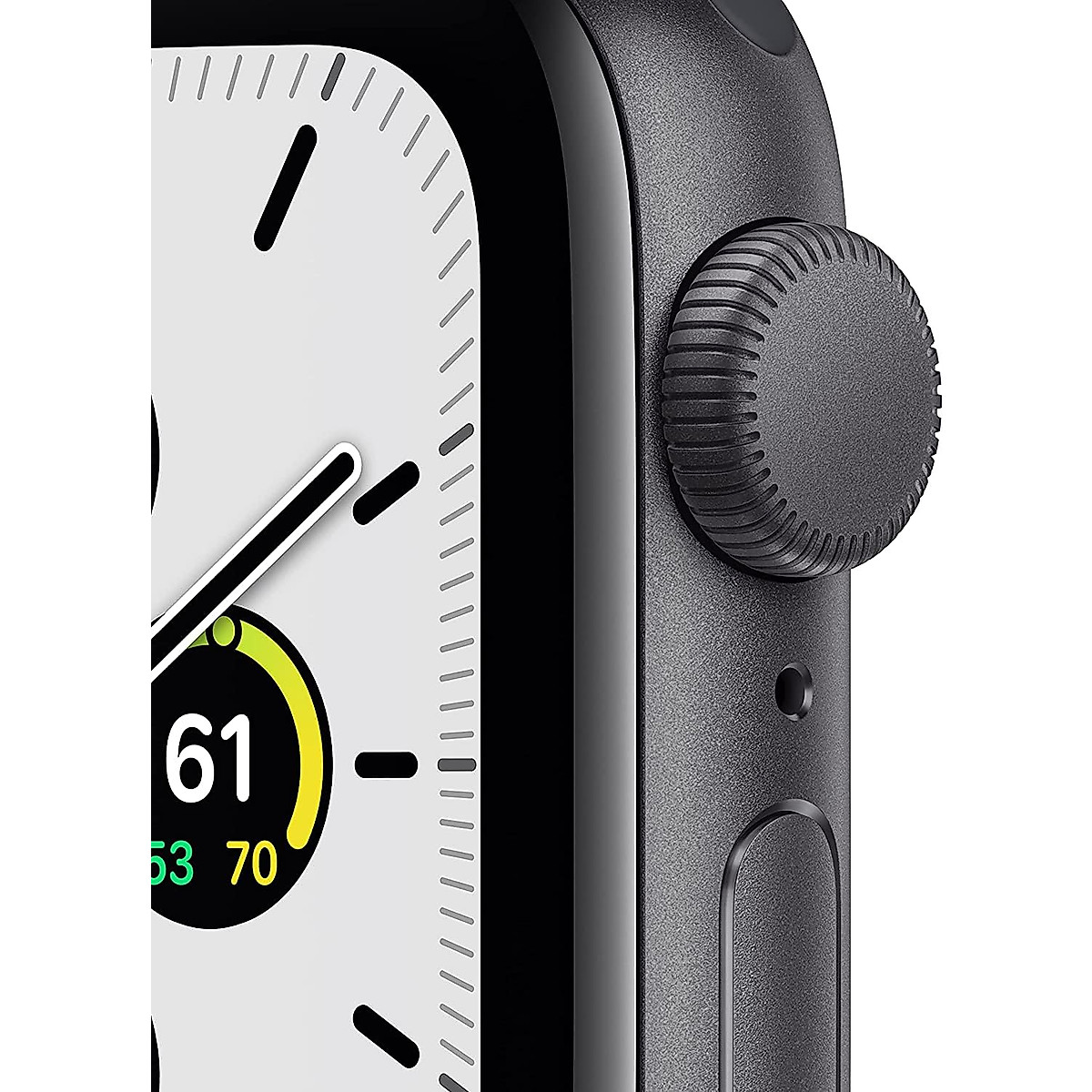 Apple Watch SE (GPS, 40mm) - Space Gray Aluminum Case with Midnight Sport Band (Renewed)