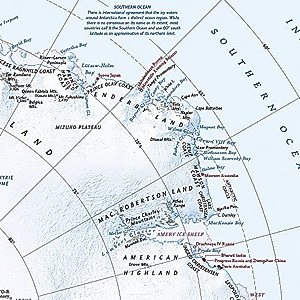 National Geographic South America and Antarctica Map (folded with flags and facts) (National Geographic Reference Map)