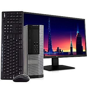 Dell Optiplex 9020 Business Desktop PC - Intel Core i5-4570 3.2GHz, 16GB RAM, 1TB SSD, Windows 10 Pro 64bit, New 24 Inch Monitor (Renewed)