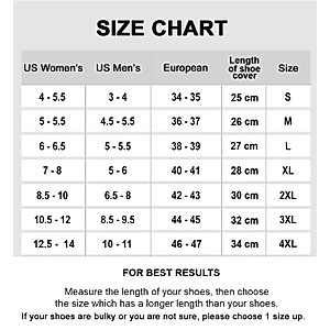 Rain Shoe Covers | Waterproof Shoe Covers for Men Women | Reusable Galoshes Overshoes (Clear, XX-Large)