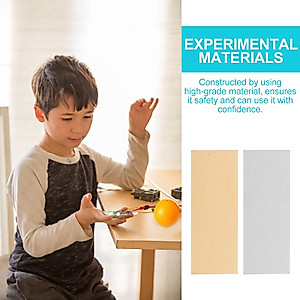 10 Pairs Zinc Copper Sheet 5*2cm, for DIY Fruit Battery Laboratory Supplies, Pure Copper Pure Zinc Tablet Electrode Plate, Zinc Anode Copper Cathode Supplements