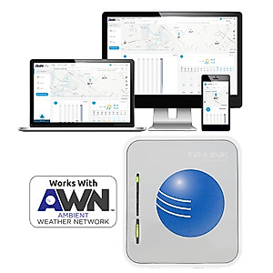 Ambient Weather WEATHERBRIDGE Universal WiFi IP Ethernet Server for Weather Stations