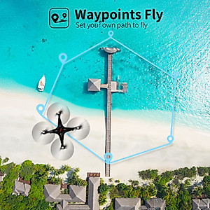 Cheerwing Syma X5SW-V3 FPV Drone with 720P Camera for Adults and Kids, One Key Start, Altitude Hold, Custom Flight