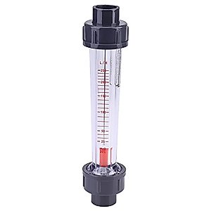 Plastic Rotameter Flowing Meter Tube Type 25-250L / H Instantaneous Water Flowing Meter for Chemical Industry, Stable Performance, Measuring Accuracy 4%