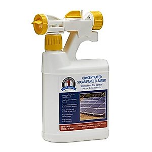 Bare Ground Winter Bare Ground Solutions One Shot 1S-SPCHEC Solar Panel Cleaner Concentrate with Hose-End Mixing Sprayer, 32 oz (1 Quart)