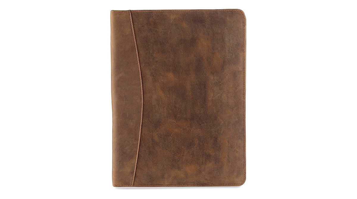 Leather Portfolio Organizer – Stylish Resume & Business Folder