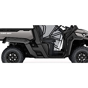 A & UTV PRO Defender Fender Flare Extended Wider, Front & Rear Extensions Compatible with Can Am Defender HD5 / HD8 / HD10 / MAX 2016-2024, Replace OEM # 715006821 715002424, Black