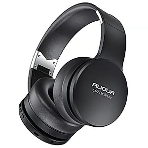 Active Noise Cancelling Headphones with Wireless Function, Over Ear Wireless 5.2 Version Bluetooth Headsets, Headphones with Built-in Microphone,24H Playtime, Deep Bass, Foldable Adjustable for Work