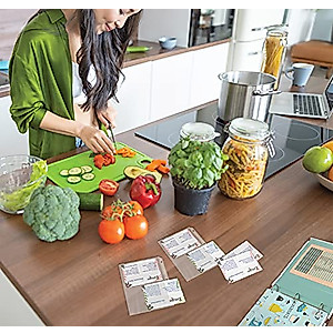 Better Kitchen Products Recipe Card Page Protectors, 100 Count, 4 x 6 inch Pockets, 2 Pockets Per Page, Recipe Book Pocket Page Refill Sheets, 8.5 x 6.9 Inches, 3-Hole Punched-100 Pack