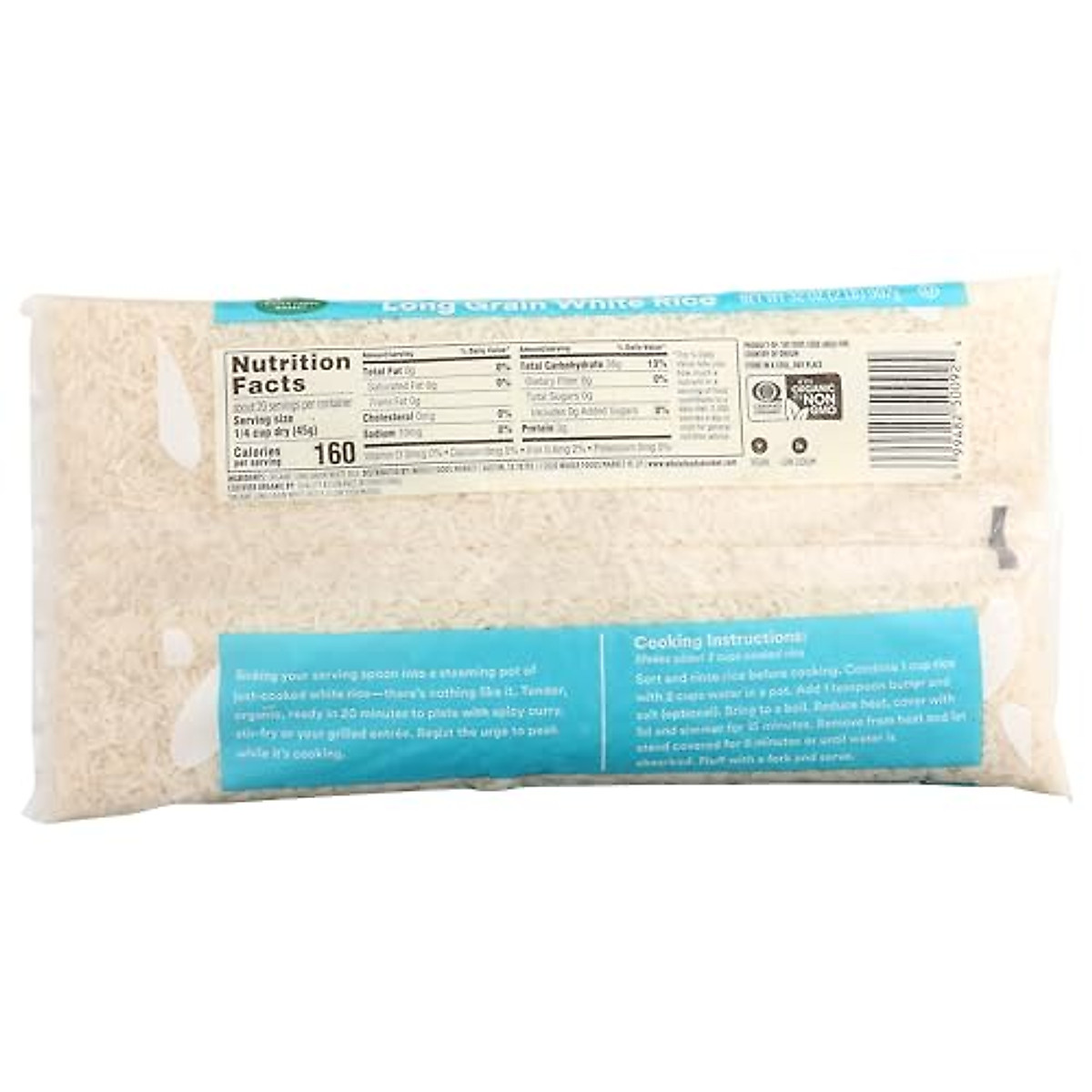 365 by Whole Foods Market, Organic Long Grain White Rice, 32 Ounce