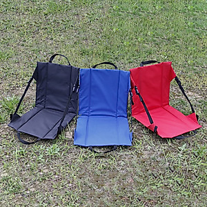 BESPORTBLE Folding Cushion Folding Chairs for Outside bleacher Seats with Backs and Cushion Wide Foldable Garden Camping Chair Lawn Chair Stadium Chair Dropshipping Oxford Cloth Picnic Chair