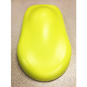 VViViD+ Matte Metallic Daytona Yellow Vinyl Wrap Roll (1ft x 5ft)