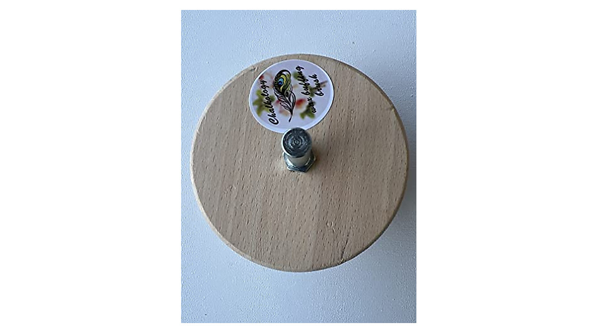 Wax Buffing Brush Drill - 4" Wide Chalk & Wax Buffing Tool