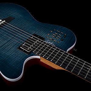 Godin A6 Ultra - Denim Blue Flame