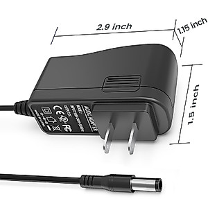 15V 1A Car Jump Starter Charger Compatible with Peak 450A 500A 600A 800A 1000A Peak Schumacher TACKLIFE T6 DBPOWER DJS50 GOOLOO Portable Car Jump Starter Charger Power Cord