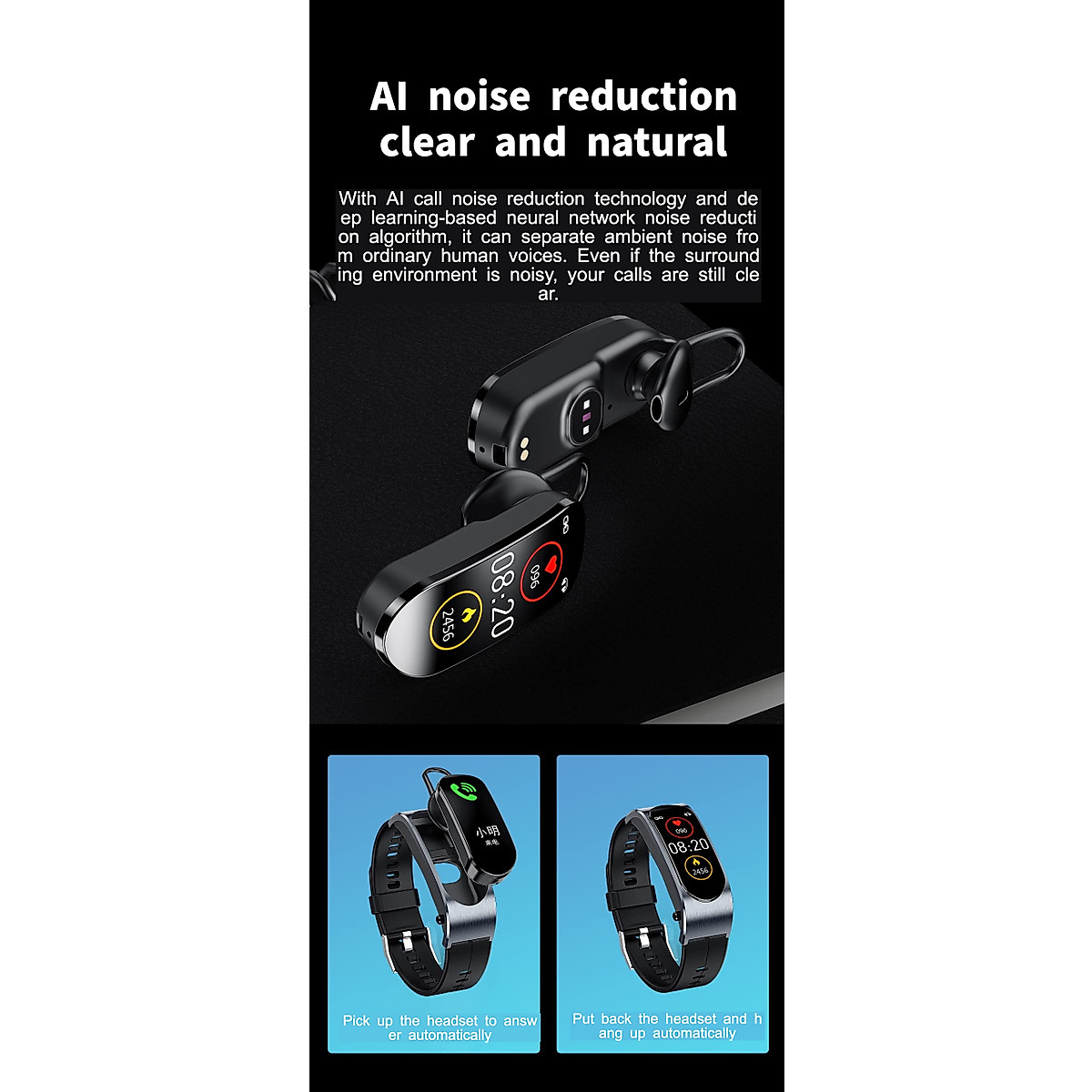 Smart Watch, Fitness Tracker for Men Women, Bracelet Band with 24 Hour Body Temperature Heart Rate Monitor Blood Pressure Blood Oxygen(SpO2) Waterproof smartwatch for iPhone Android Phones