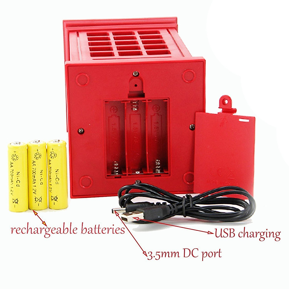 Anten Telephone Booth Vintage London Designed USB Charging LED Night Lamp Touch Sensor Table Desk Light Touch Panel Power-Saving Light Bedside Lamp