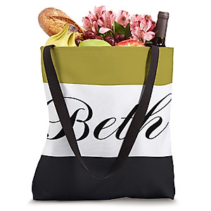Personalized Name Beth Employee Bridal Birthday Gifts Tote Bag