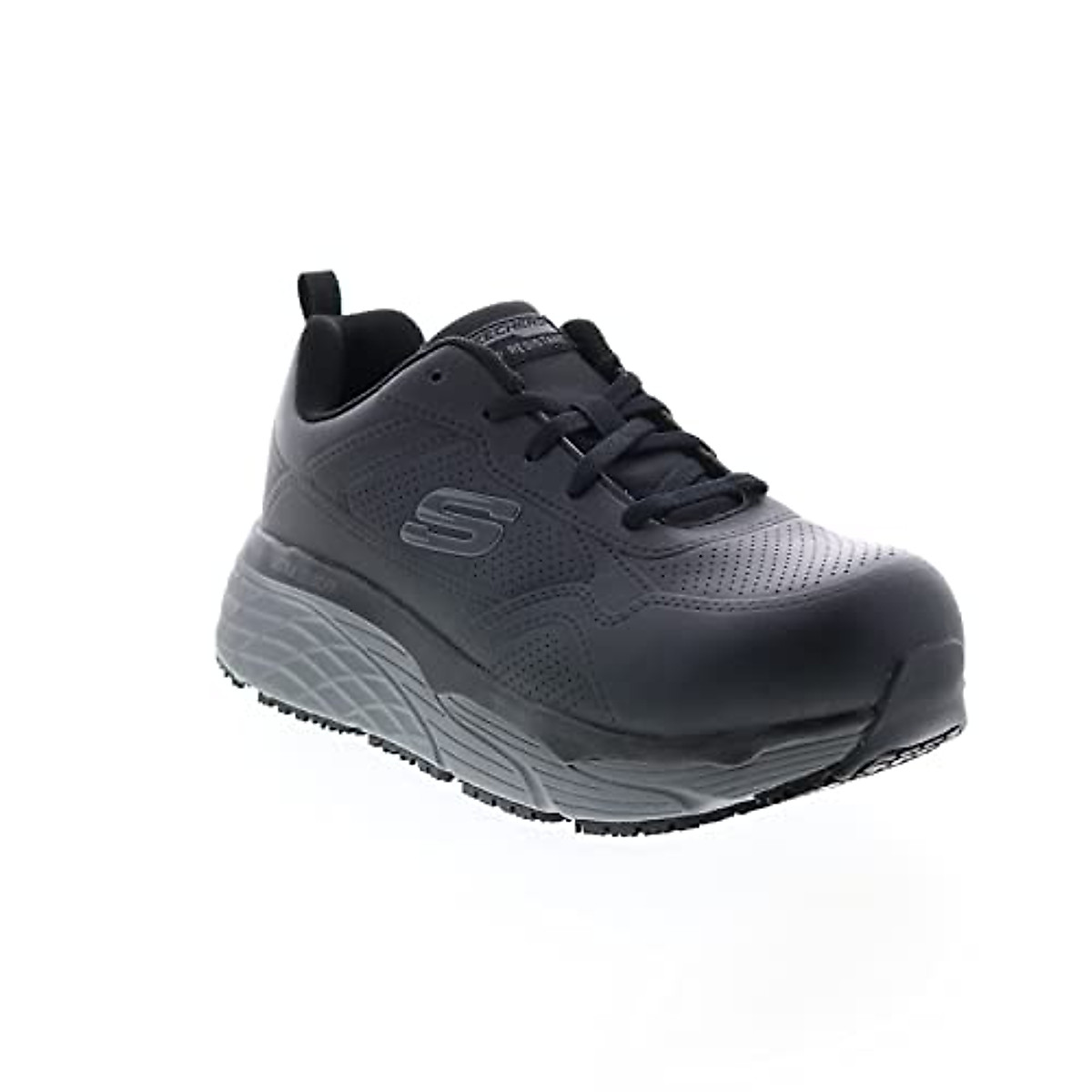 Skechers Work Max Cushioning Elite SRRalip Work Sneaker Womens Oxford 85 BM US Black