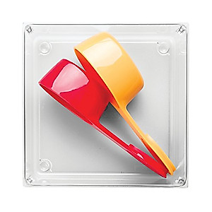 iDesign Plastic In Drawer Organizer Trays for Kitchen Utensils, Silverware, BPA-Free, Set of 6, Clear