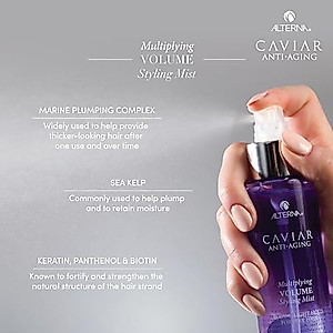 Alterna Caviar Anti-Aging Multiplying Volume Styling Mist, 5 Ounce | For Fine, Thin Hair | Light Hold | Sulfate Free , 5 Fl Oz (Pack of 1)