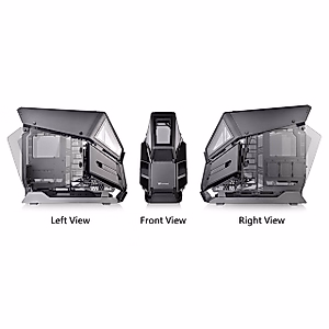 Thermaltake AH T600 Helicopter Styled Open Frame Tempered Glass Swing Door E-ATX Full Tower Case CA-1Q4-00M1WN-00