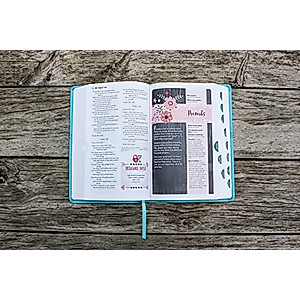 NIV, Ultimate Bible for Girls, Faithgirlz Edition, Leathersoft, Teal, Thumb Indexed Tabs