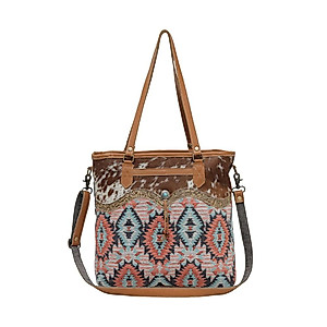 Myra Bag Western Tote Shoulder Bag for Women - Leather Crossbody Bag One Size Martinique Wash