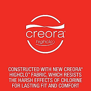 Speedo Girl's Swimsuit One Piece Mesh Splice Thick Strap Speedo Black, 14