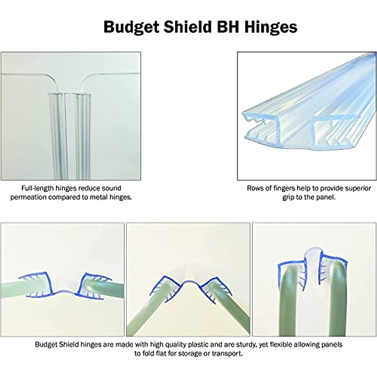 Budget Shield 2 ft x2 panel Guitar Amp shield screen for isolation, attenuation and sound reduction: Made in USA : guitar amp acrylic plexiglass plastic cage folding collapsible portable lightweight