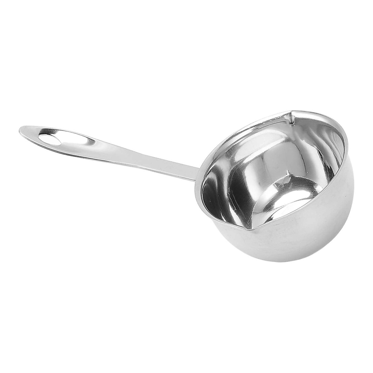 Stainless Steel Mini Butter Warmer Pot, Milk Warmer Pot, Small Saucepan Pot with Handle, Milk Pan Cookware for Induction Electric Gas Stoves (150ML)