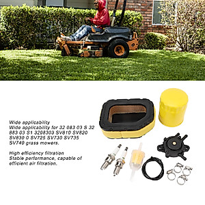 Air Filter, Air Cleaner Cartridge Filter Lawn Mower Air Cleaner Replacement Filter for 32 083 03 S 32 883 03 S1 3208303 SV810 SV820 SV830 0 SV725 SV730 SV735 SV740