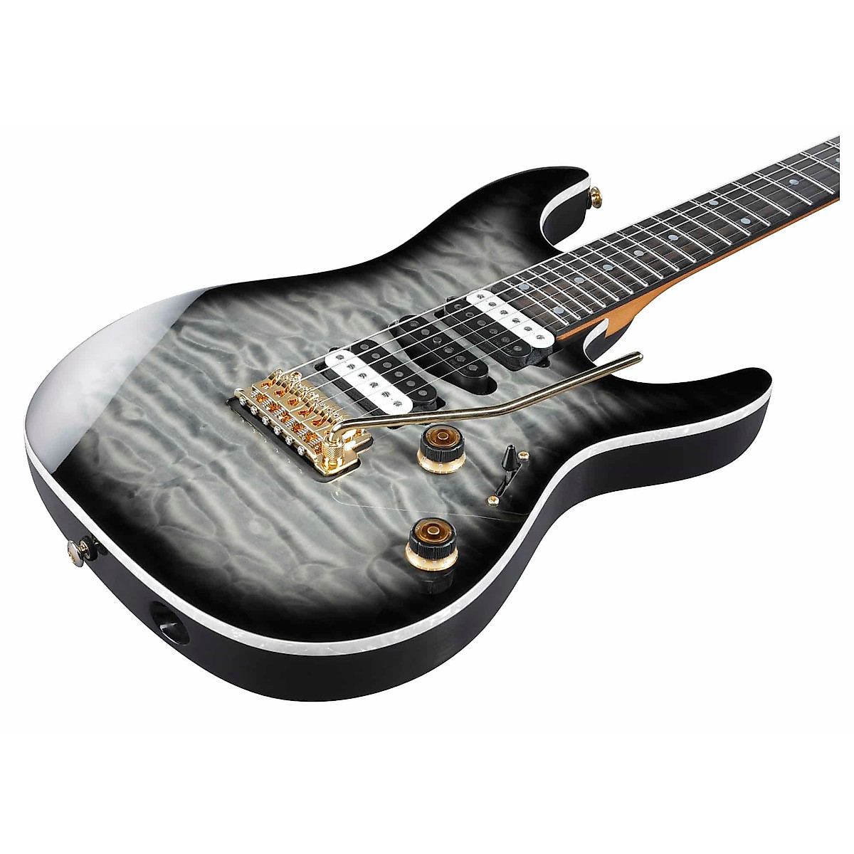 Ibanez Premium AZ47P1QM Electric Guitar - Black Ice Burst