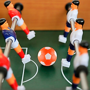 BQSPT 32mm Foosball Balls Foose Balls Table Soccer Game Replacement Foosballs 16pcs,Foosball Multicolor Balls Official 32mm Mini Table Footballs Ball Accessory (16 pack)