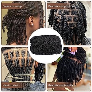 Premium Afro Kinky Bulk Human Hair 100%, Afro Kinkys Human Hair Bulk For Dreadlock Extensions, Repair Locs, Create dreadlocks. Can Dye and Bleach, 8 Inch 30g/pack